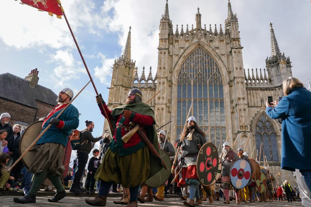 450 Vikings take over York in JORVIK Viking Festival's biggest day ...